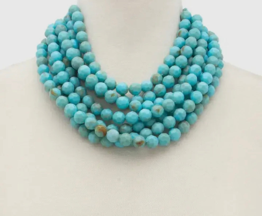 Beaded Chunky Necklace - The Kris Necklace – Darling's Fine Things